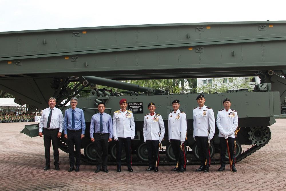Singapore Army Unveils Hunter Armoured Vehicle Launched Bridge (HT-AVLB ...