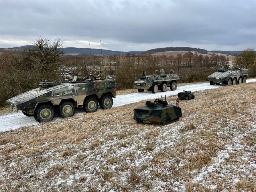German Army Deploys ARX Landsysteme GEREON Unmanned Ground Vehicles ...