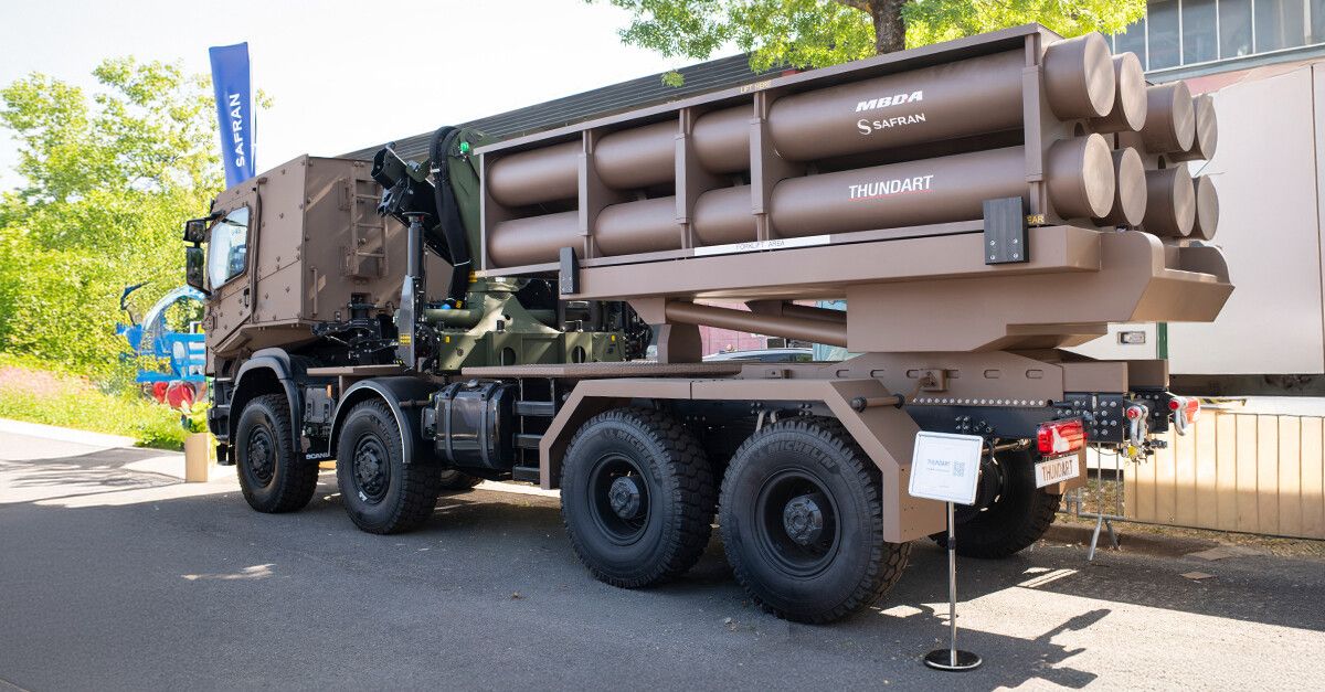 MBDA and Safran Reach Final Phase to Provide THUNDART Long-Range Land ...